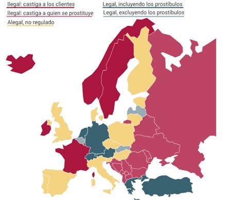 Mapa Prostitucion Europa · Blog De Solomasajistas