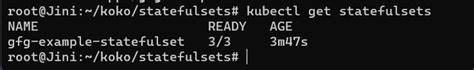 how to use kubernetes statefulsets geeksforgeeks