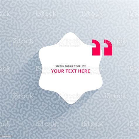 벡터 따옴표 템플릿 트렌디 스타일 벡터 스톡 일러스트레이션 추상적 인 배경 벡터 일러스트레이션의 음성 거품 공란에 대한 스톡 벡터 아트 및 기타 이미지 Istock