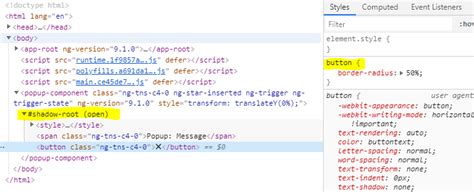 defaultencapsulation not working in ivy · issue 35230 · angular angular · github