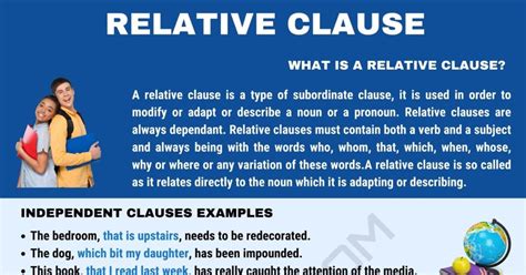 Relative Clause Definition And Examples Of Relative Clauses • 7esl
