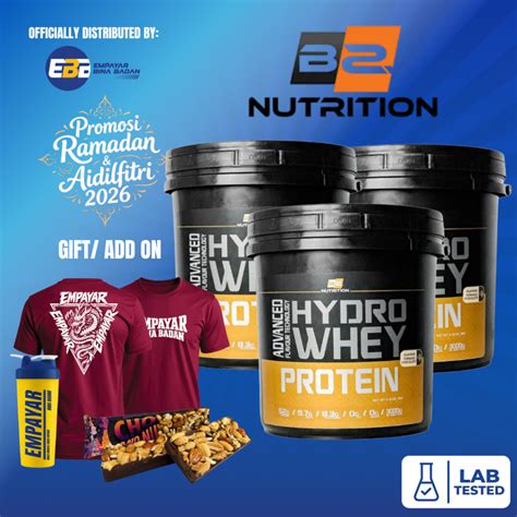 Bs Nutrition 3kg Hydro Whey Protein Tub Packaging Shopee Malaysia