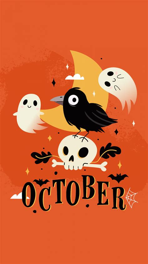 October Wallpaper 4k Halloween Background