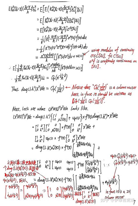 非参数统计基础第四章Nonparametric Regression Local Linear Estimator复习笔记 知乎