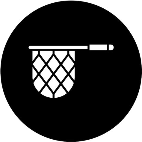 Hand Net Icon Style Premium Vector