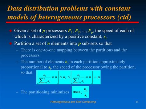 Ppt Performance Models Of Heterogeneous Platforms And Design Of Heterogeneous Algorithms