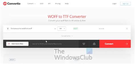 How To Convert WOFF Font Format To TTF On Windows