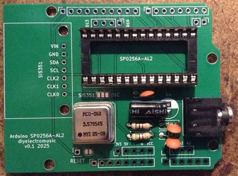 Arduino Sp0256a Al2 Shield Pcb Build Guide Simple Diy Electronic Music Projects