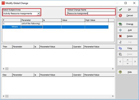 Explore The Powerful Global Change Feature In Primavera P6