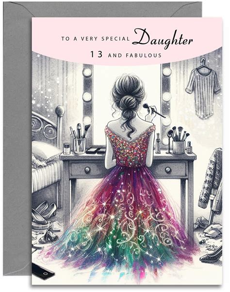 Daughter 13th Birthday Card Elegant Birthday Card For A Special