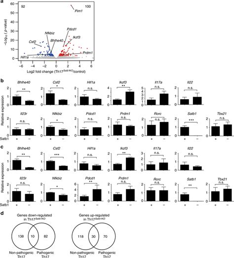 Differential Gene Expression In Pathogenic And Non Pathogenic Th17 Download Scientific Diagram