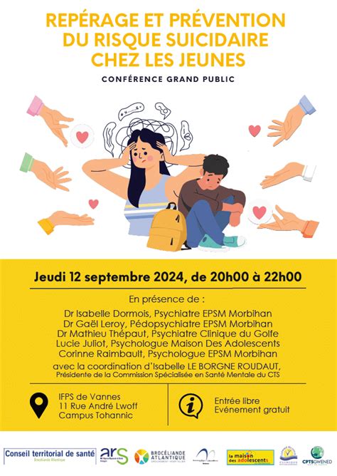Conférence Repérage Et Prévention Du Risque Suicidaire Chez Les Jeunes Urps Mk Bretagne