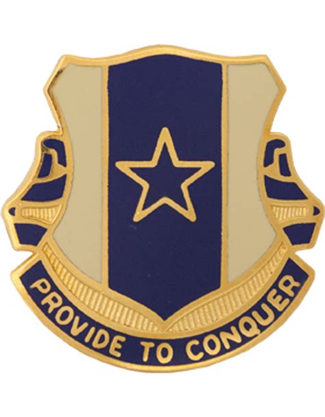 30th Quartermaster Battalion Unit Crest Military Depot