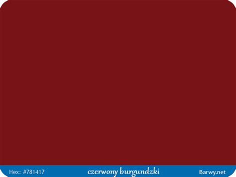 Kolor Ral 3011 Czerwony Burgundzki Brown Red Braunrot Rouge