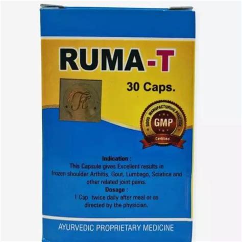 Ruma T Capsules Bottle 30 Tabletscapsules At ₹ 258bottle In Patna