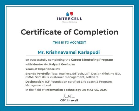 krishnavamsi karlapudi on linkedin mentorship intercell redytolearn professionaldevelopment