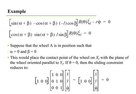 Kinematic Models And Constraintsppt Kinematic Models And Constraintsppt