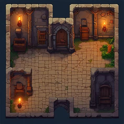 Create A Tile Set For A 2d Platformer Game Set In An Ancient By
