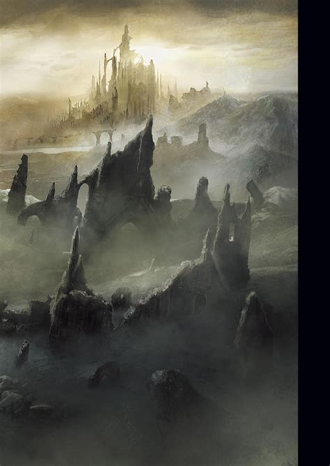 Dark Souls Inspired Castle Painting Идеи для игры Концепты существ