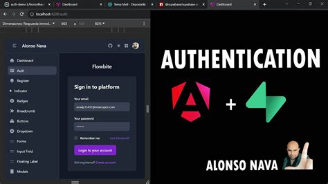 Angular Login Y Registro De Authenticacion Con Angular Y Supabase Gratis Dashboard Con