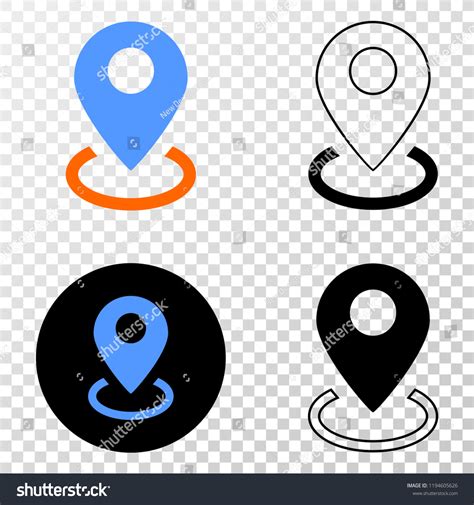 Map Marker Placement Eps Vector Icon Stock Vector Royalty Free Shutterstock
