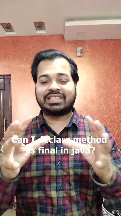 Java Method As The Final Declaration Interview Preparation By Softwaretestingbymkt Core