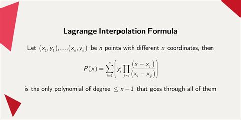 Why Is My Lagrange Polynomial Not Working Please Help Rmathhelp