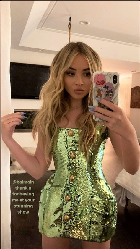 Sabrina Carpenter Mirror Selfie Ig Stories 2020 Sabrina Carpenter