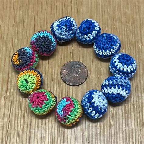 Mini Hacky Sack Handmade Crochet Various Colors Etsy