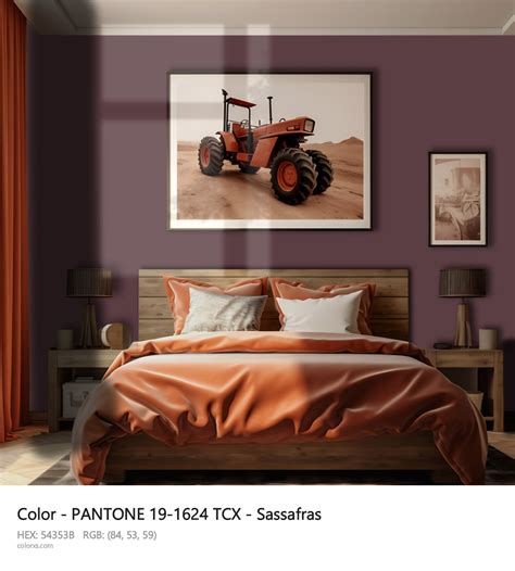 About Pantone 19 1624 Tcx Sassafras Color Color Codes Matching
