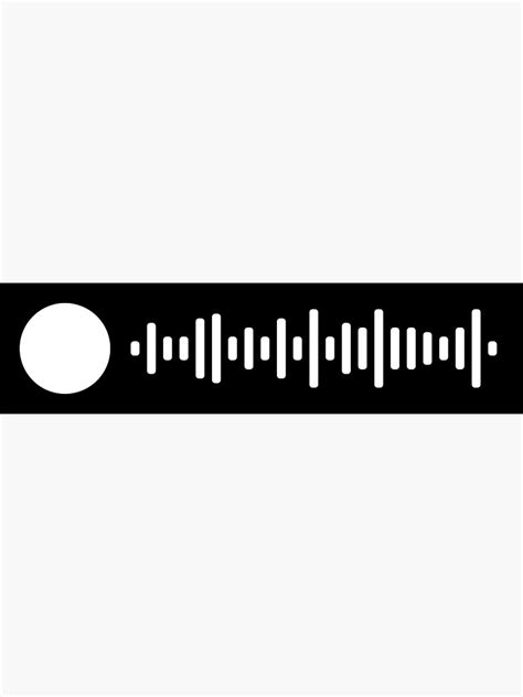 Rickroll Rick Astley Spotify Code Sticker For Sale By Zarifiqbal Redbubble