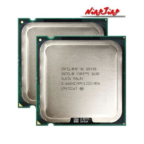 Two Pcs Intel Core 2 Quad Q8400 2 6 Ghz Quad Core Quad Thread CPU Processor 4M 95W LGA 775