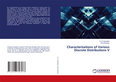 Pdf Characterizations Of Various Discrete Distributions V