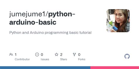 Github Jumejume Python Arduino Basic Python And Arduino Programming Basic Tutorial