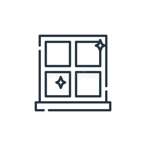 Window Vector Icon Isolated On White Background Outline Thin Line Window Icon For Website