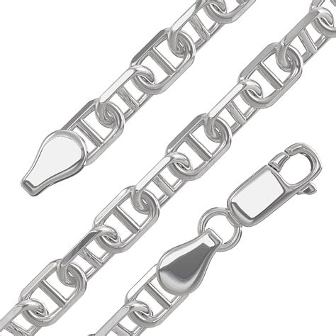 Silver Mariner Link Chain Medium I Nautical Treasure Jewelry Ntj