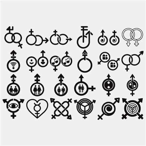 Premium Vector Collection Of Gender Logos