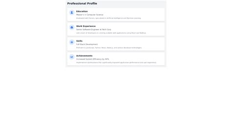 React Stacked List With Icons And Descriptions Tailwind Ui