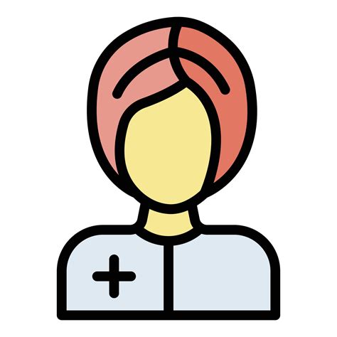 Phytotherapy Woman Icon Color Outline Vector 19193431 Vector Art At