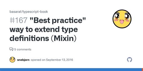 Best Practice Way To Extend Type Definitions Mixin Issue