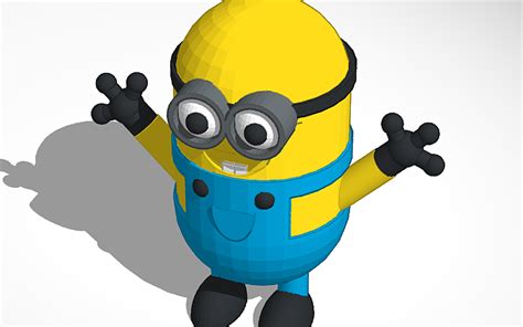 3d Design Minion Cartoon Tinkercad