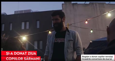 Bogdan Munteanu A Creat O Inițiativă Caritabilă De Ziua Lui Donează Toate încasările Copiilor