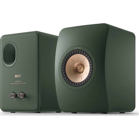 Kef New Ls50 Meta Pair Bookshelf Speakers Moss Green Accessories4less