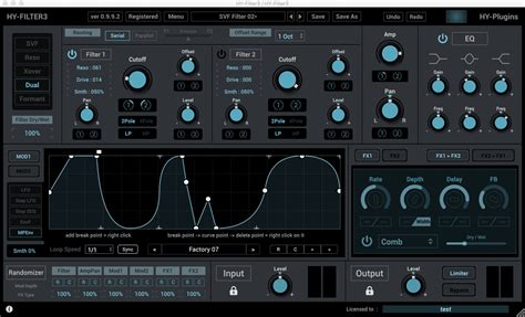 HY Plugins Releases HY Filter3 VST AU