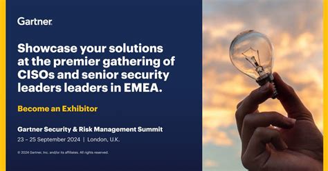 Gartner On Linkedin Exhibiting Opportunities Gartner It Security