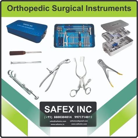 Safex Inc Steel Orthopedic Surgical Instruments Size 7 To 12 Inche At ₹ 1500 Piece In New Delhi