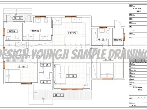 인테리어 캐드도면 드로잉합니다 크몽