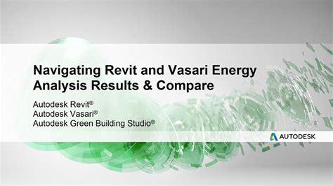 Navigating Revit And Vasari Energy Analysis Results And Compare Revit News