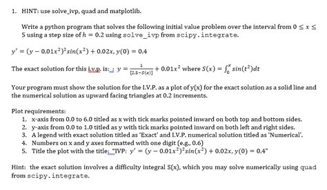 Solved Please Complete The Problem Statement Above In Python 1 HINT