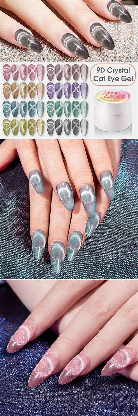 5ml 9d Crystal Cat Eye Gel Nail Art Design Varnish Soak Off Gel Uv Led